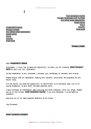 Gas Survey Forms - Heating Installation Documentation